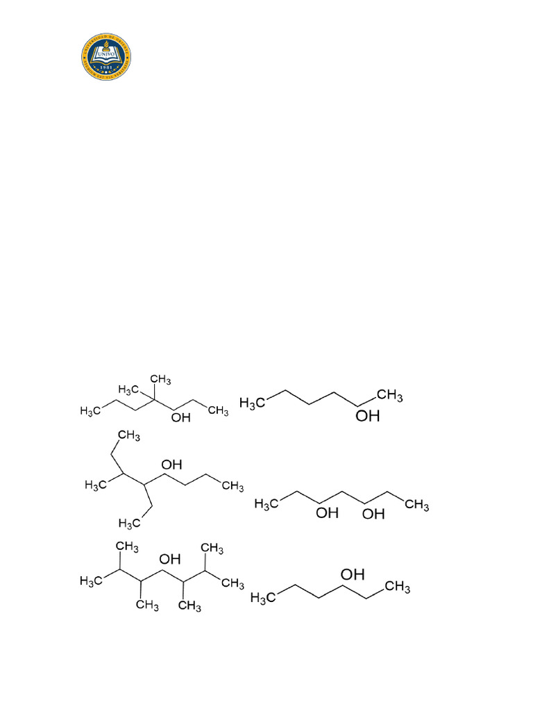 Guía Nomenclatura de Alcoholes | PDF