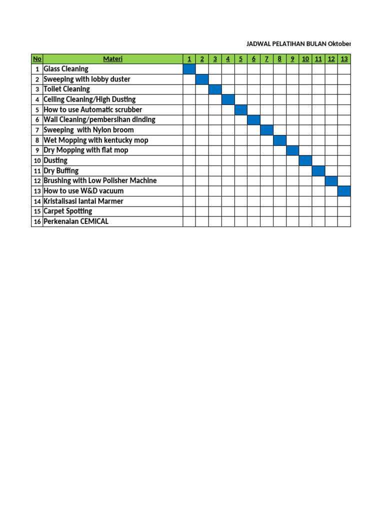 Jadwal - Pelatihan - Oktober 2023 | PDF | Technology & Engineering