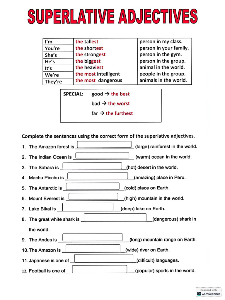 Homework - Comparing Places | PDF