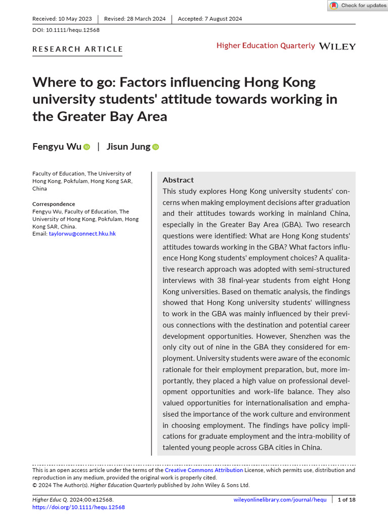 Feng Yu 2024 | PDF | Standard Chinese