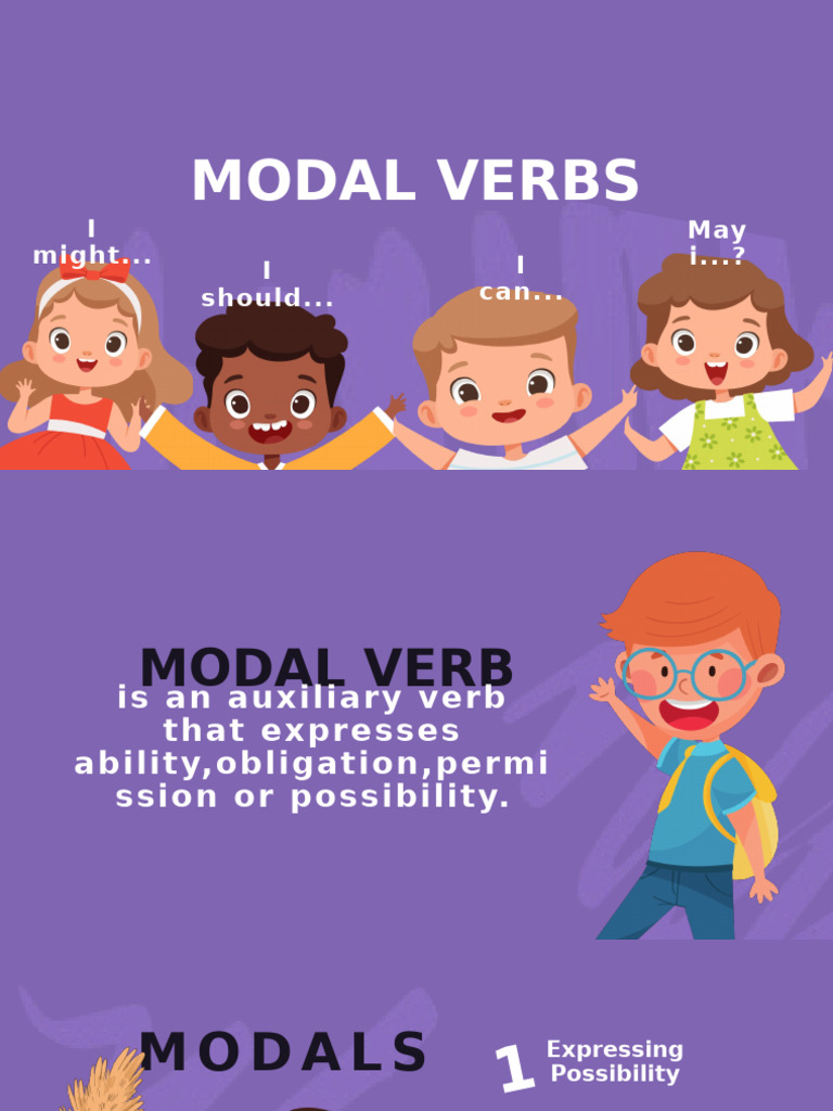 Modal Verbs Presentation | PDF | Linguistic Morphology | Language Mechanics