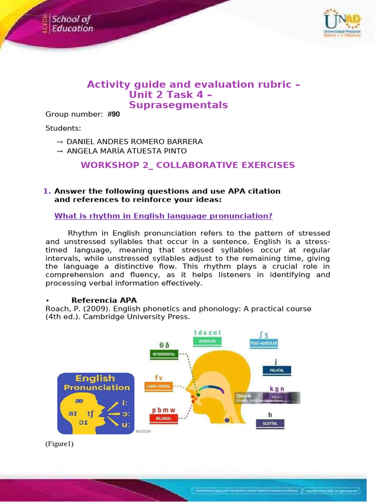 Workshop 2 - #90 - Collaborative Exercises | PDF | Stress (Linguistics) | English Language