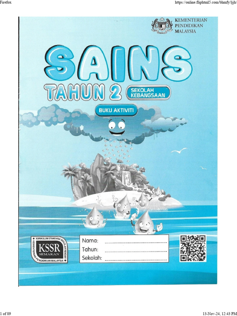 Buku Kerja Sains Tahun 2 Pdf Games Activities Computers