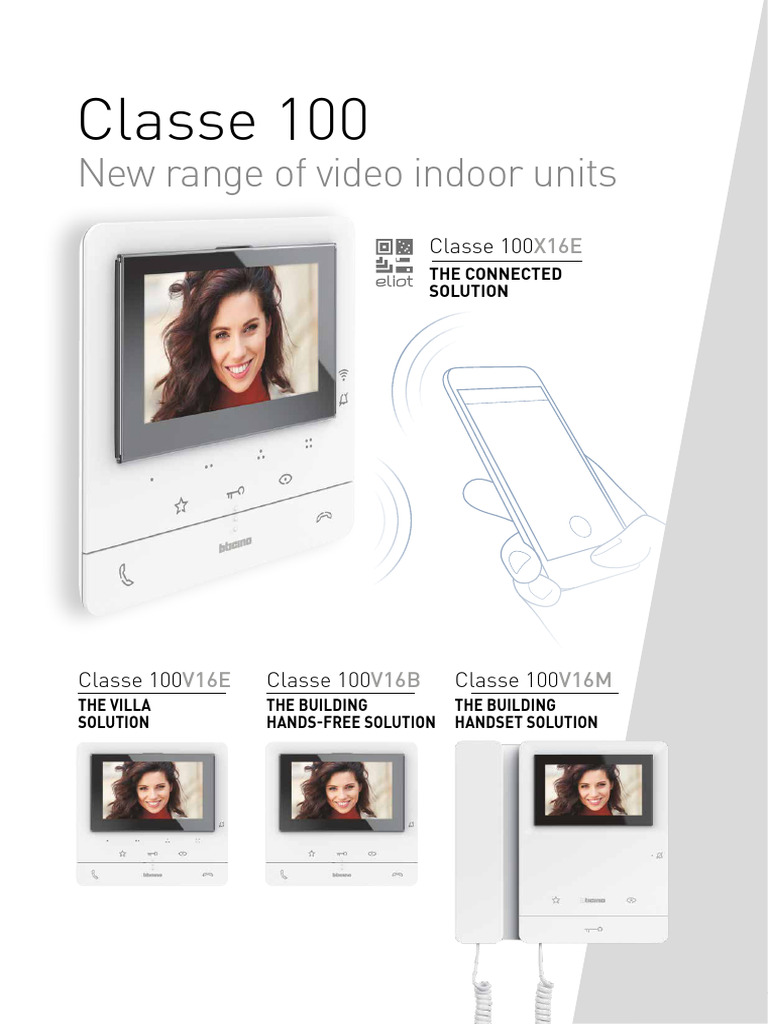 Bticino Classe 100 Handset | PDF