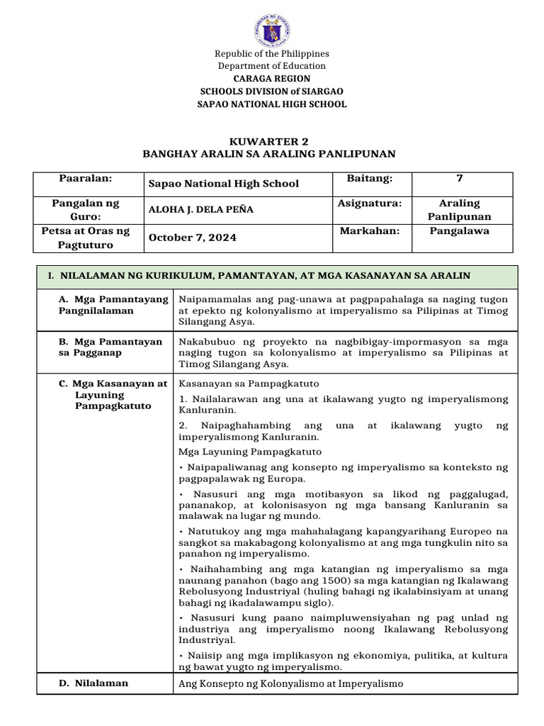 Q2-DLP - W1 - Day 1 | PDF