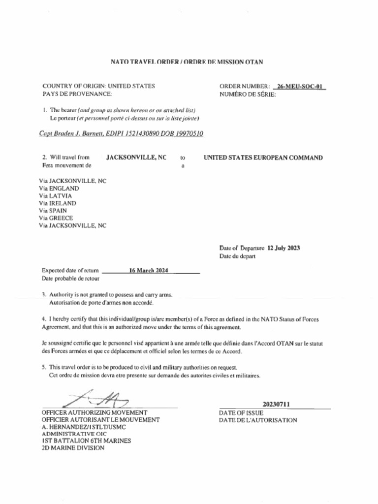 Nato Orders | PDF