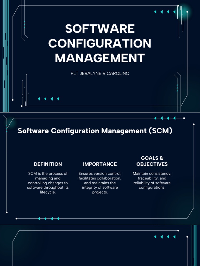 Software Configuration Management Pdf Version Control Information Technology Management