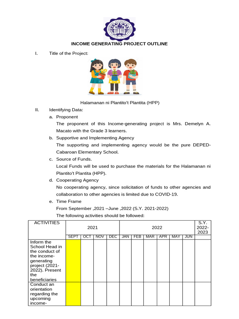 Igp Proposal | PDF | Swot Analysis | Income