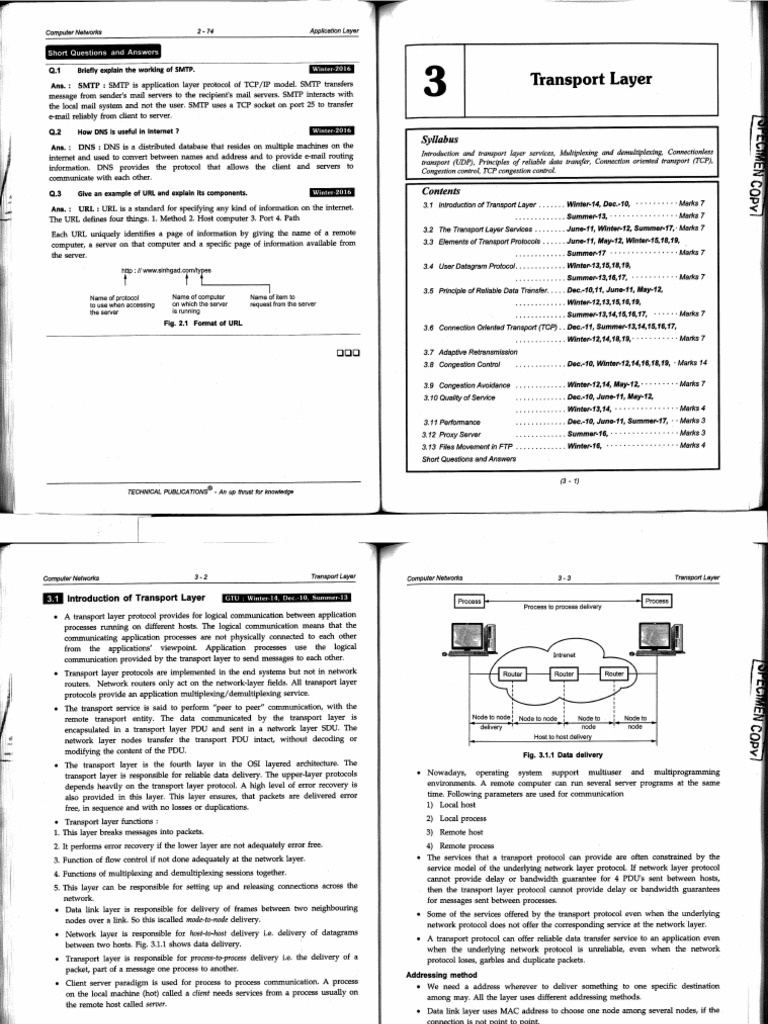 Unit 3 Computer Networks Pdf
