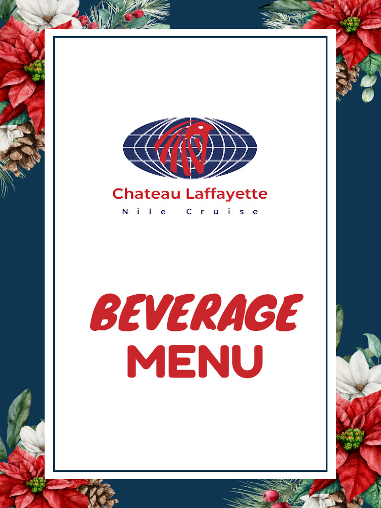Chateau Lafayette Beverages Menu | PDF | Drink | Soft Drink