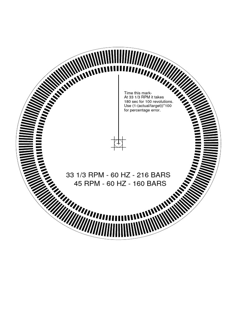 60Hz Strobe Disc | PDF | Science & Mathematics | Technology & Engineering