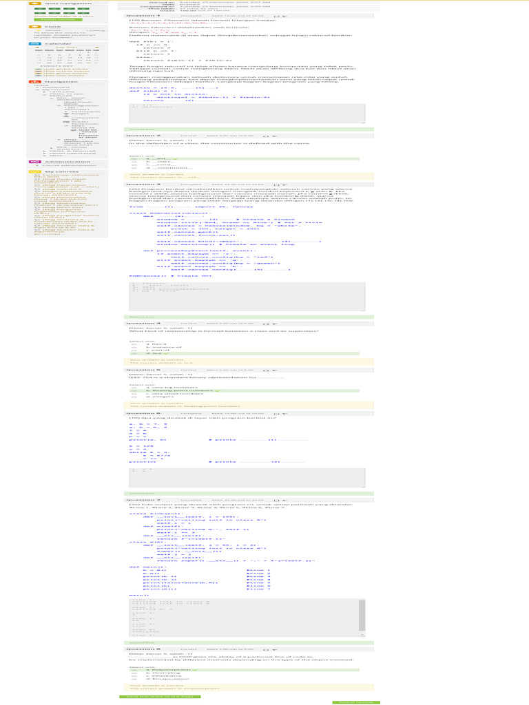 Quiz 02 - Selasa 29 Desember 2020 | PDF | Method (Computer Programming) | Programming Paradigms