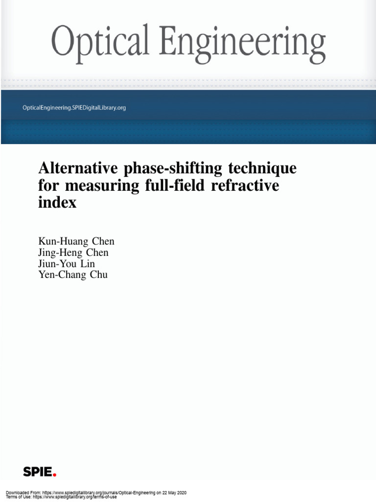 Alternative Phase-Shifting Technique For Measuring Full-Field ...