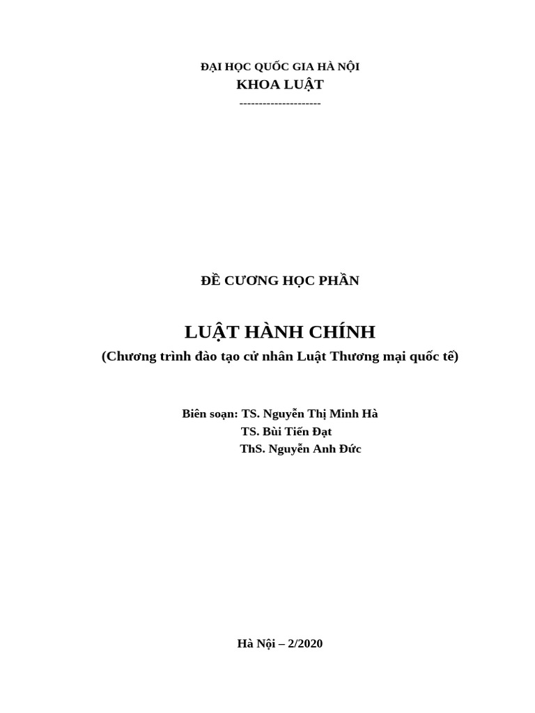 1.de Cuong LHC TMQT | PDF