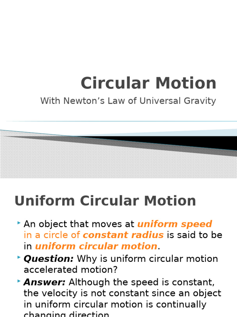 AP1 Circular Motion Review | PDF | Acceleration | Force
