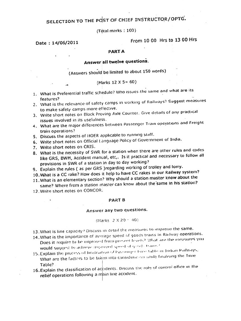 QP - ChInstr Optg 140611 | PDF