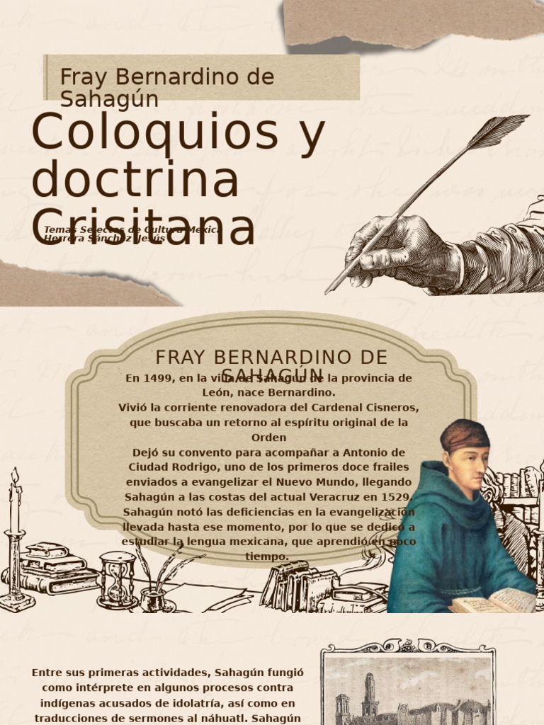 Fray Bernanrdino de Sahagún | PDF