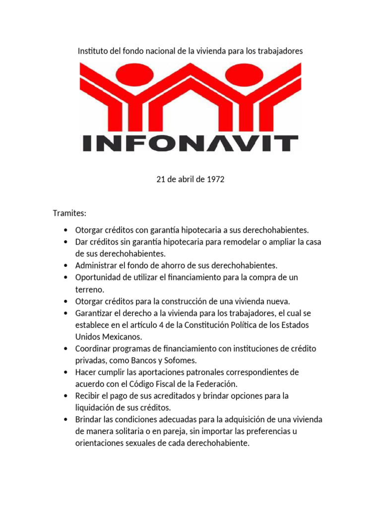 Infonavit | PDF