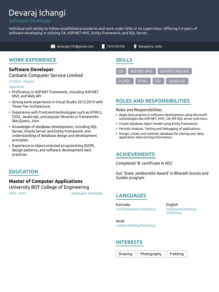 Devaraj Ichangi | PDF | Databases | Sql