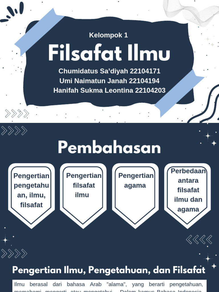 Kel 1 Filsafat Ilmu | PDF