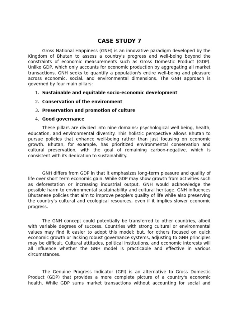 CASE STUDY 7 | PDF | Gross Domestic Product | Economies