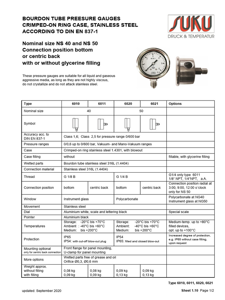 Catalog Suku | PDF | Pressure Measurement | Transparent Materials