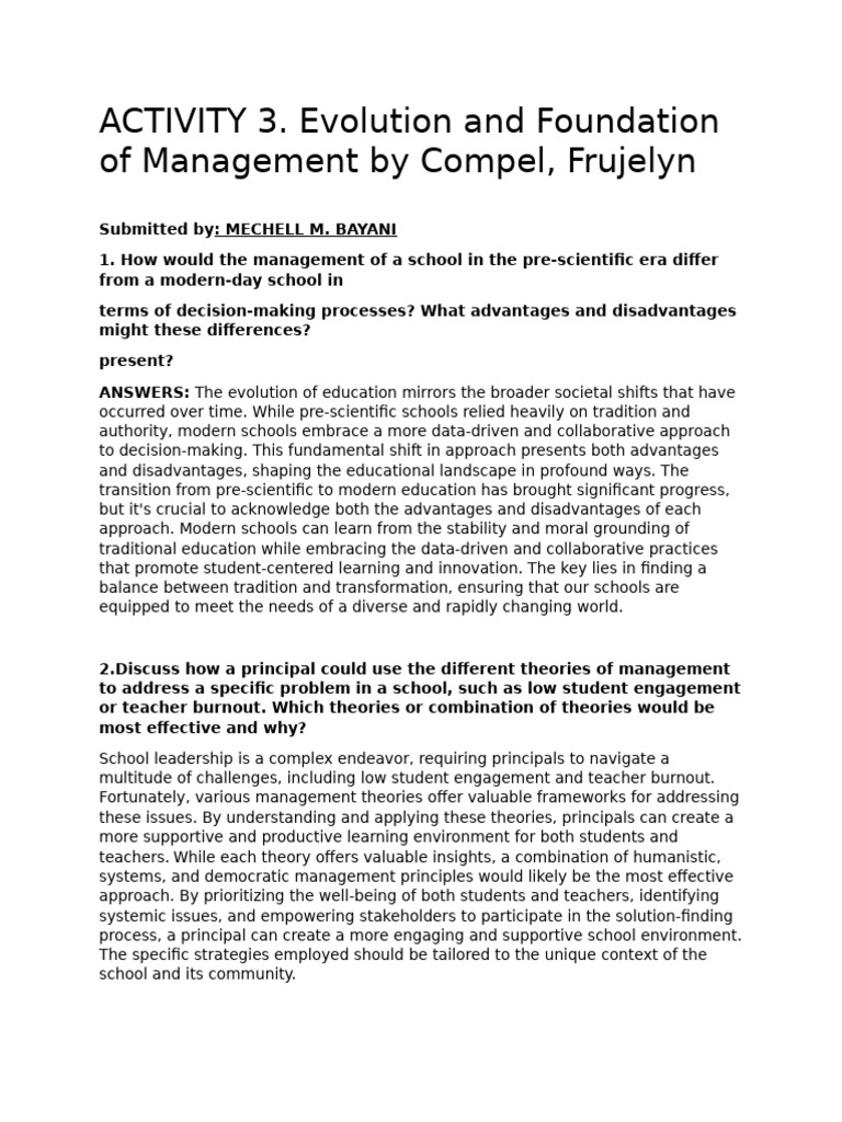 ACTIVITY 3. | PDF | Learning | Cognition