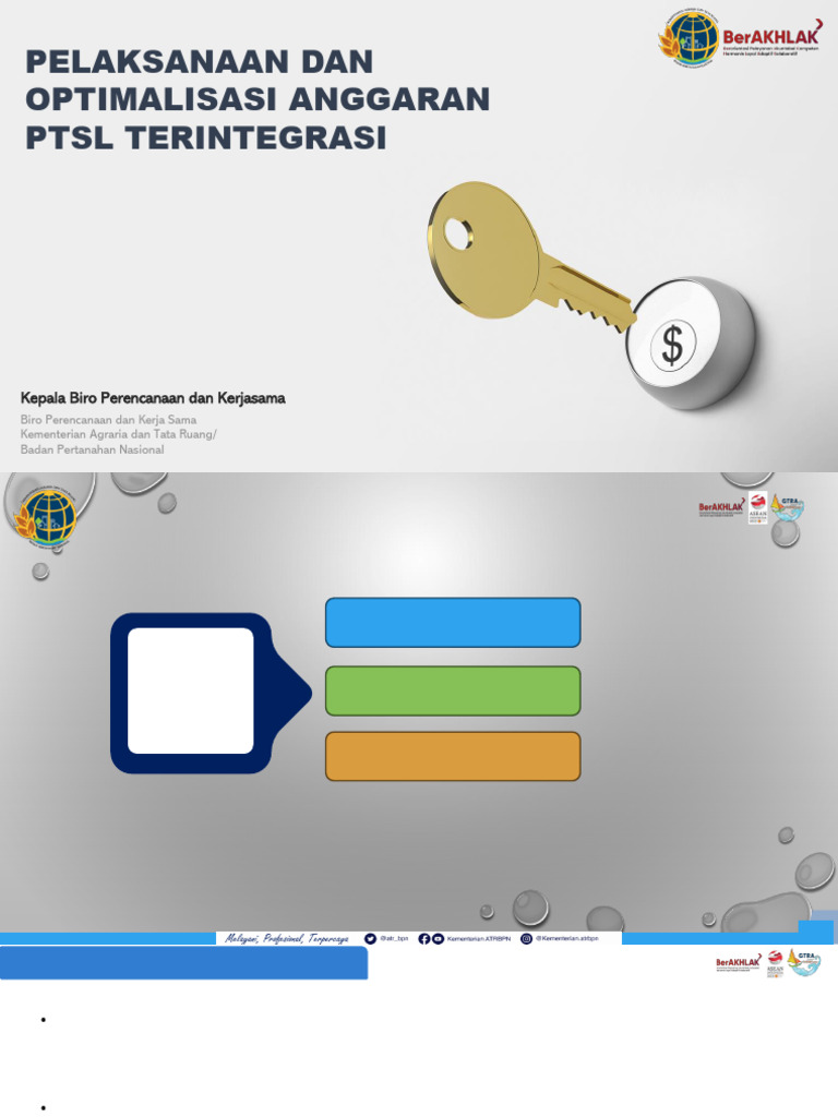 Optimalisasi Anggaran PTSL 2023-2024 | PDF