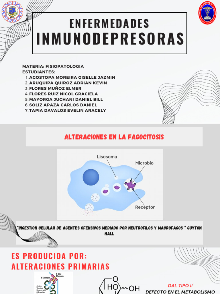 Enfermedades Inmunodepresoras | PDF | Sistema inmune | Anticuerpo