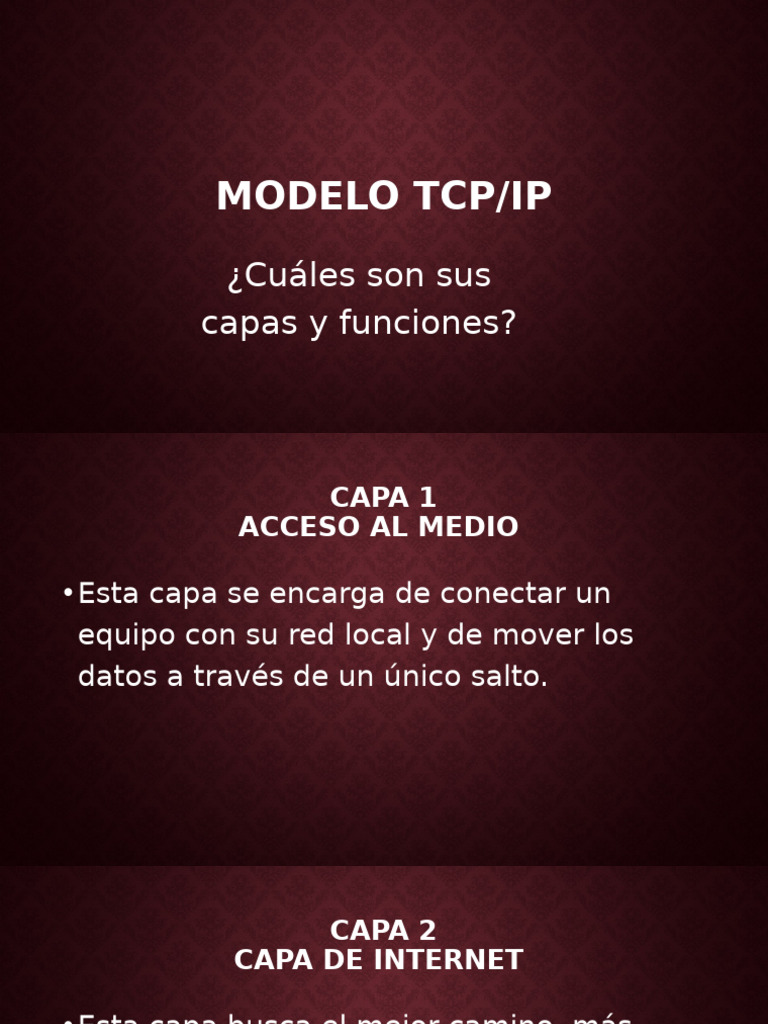 Modelo TCP | PDF