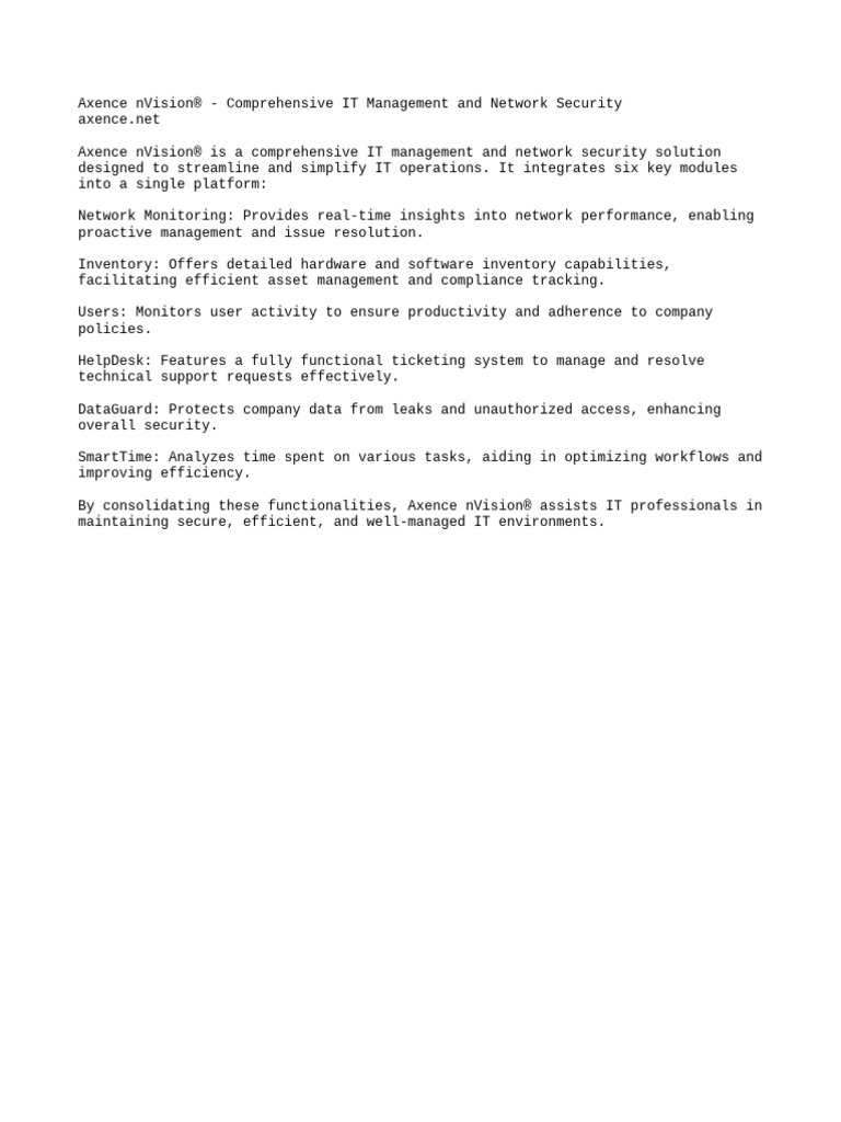 002 What Is Nvision | PDF | Business | Computers