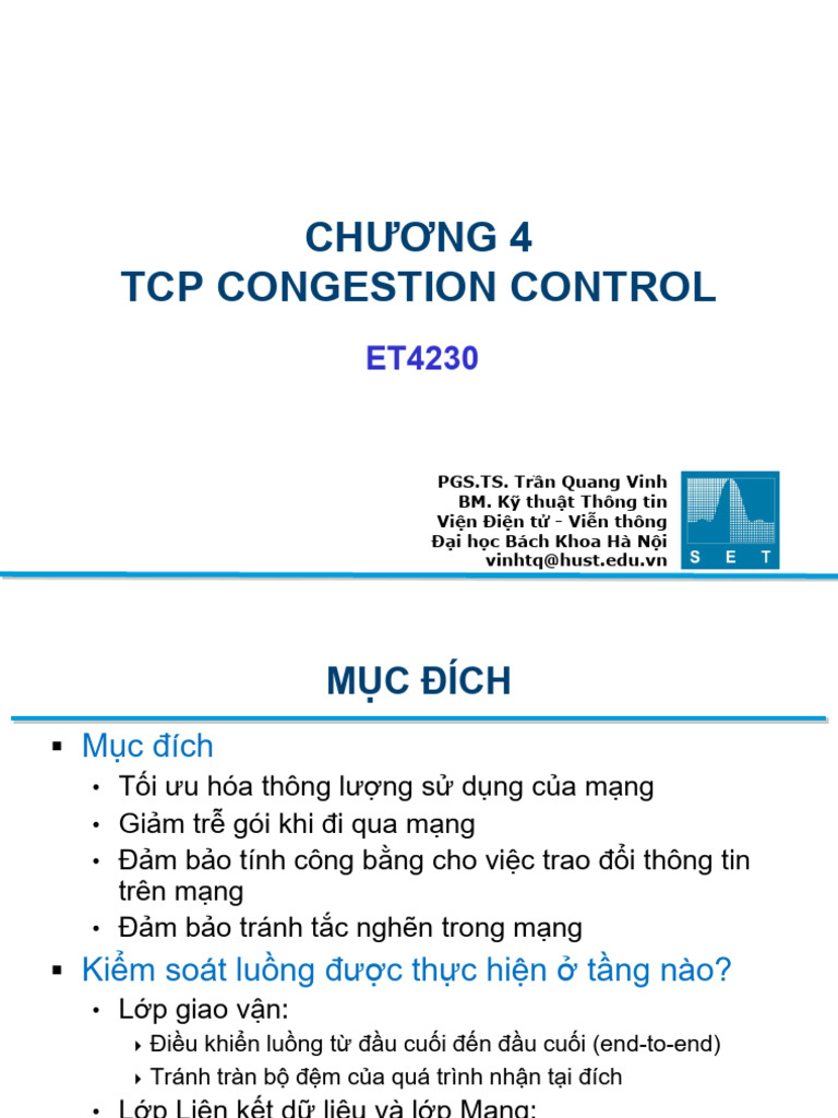 Congestion Control | PDF