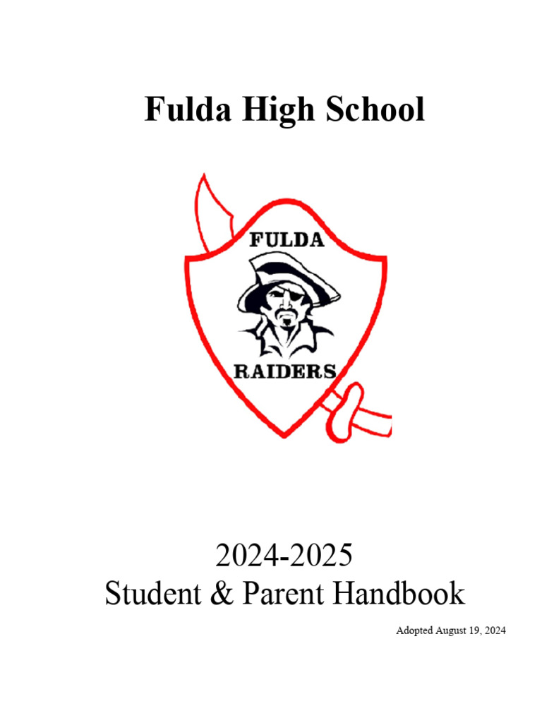 FHS Student-Parent Handbook 2024-2025 | PDF | Bus | Educational Technology