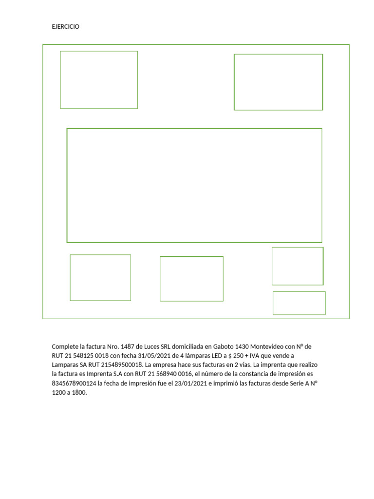 Ejercicio Documentos | PDF