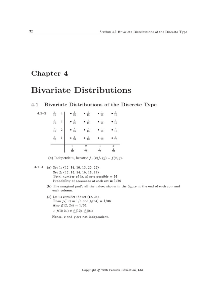 Bivariate Distributions Overview | PDF | Abstract Algebra | Numerical Analysis
