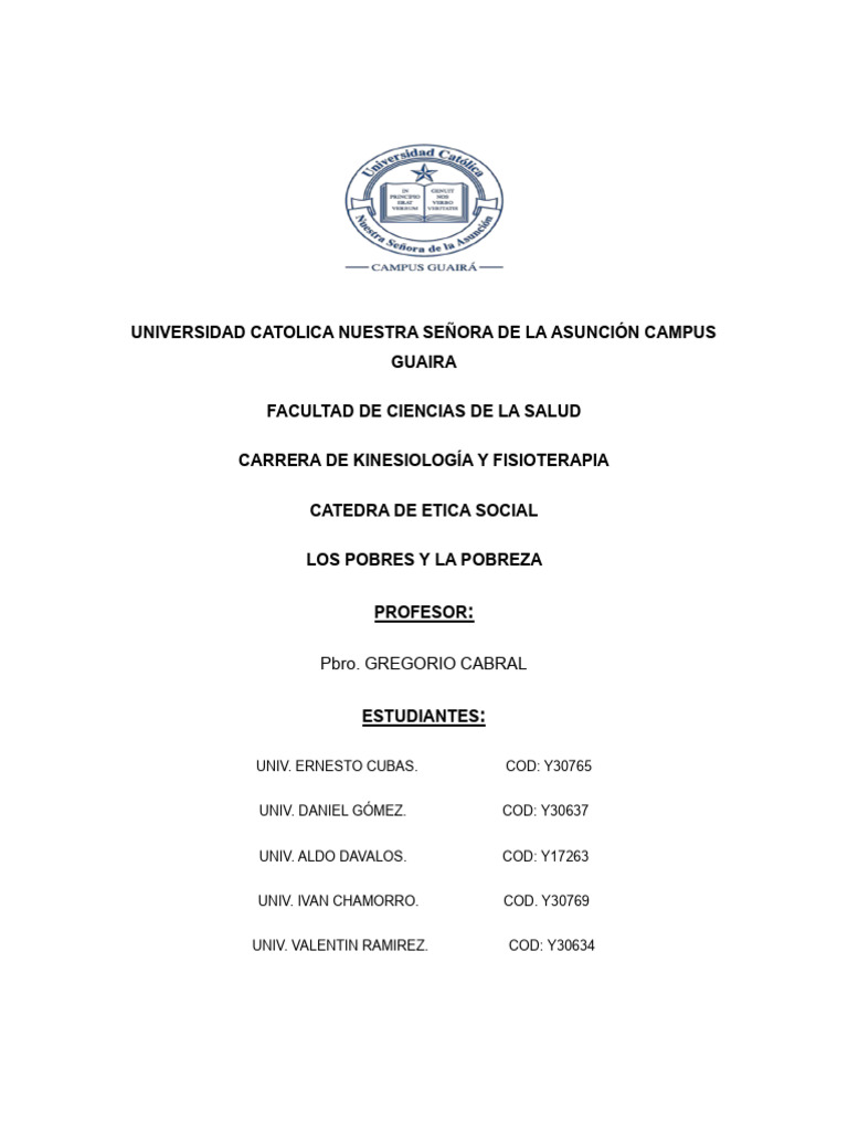 Eti Caaa | PDF | Pobreza | Pobreza e indigencia