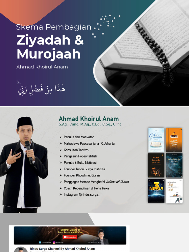 Skema Murojaah dan Ziyadah Hafalan | PDF
