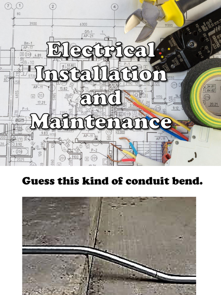Conduit Bends | PDF | Technology & Engineering