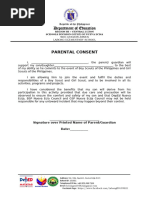 Parental Consent for Boy Scouts | PDF