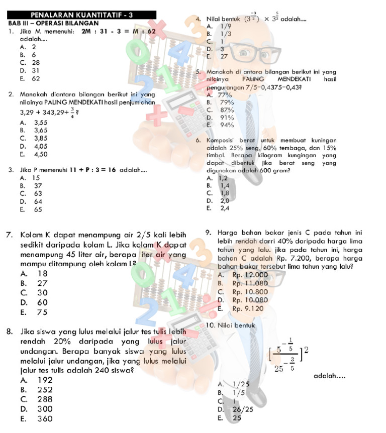 SOAL TBS _3 | PDF