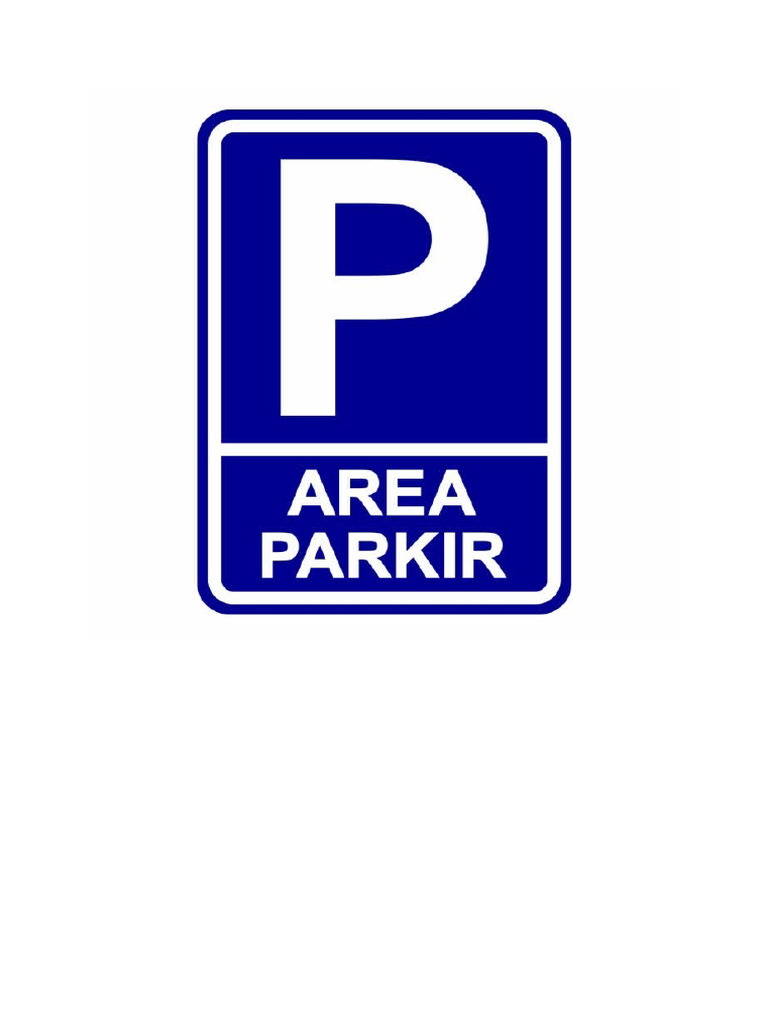 Sign Area Parkir | PDF