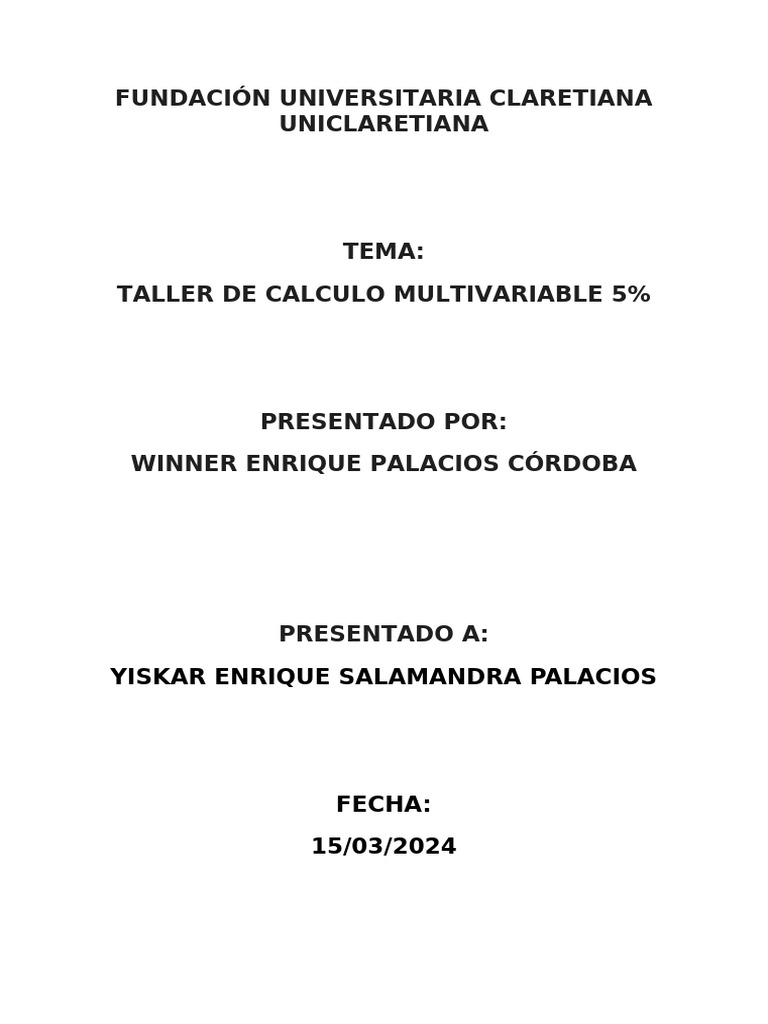 Calculo Multivariable | PDF | Creatividad | Aprendizaje