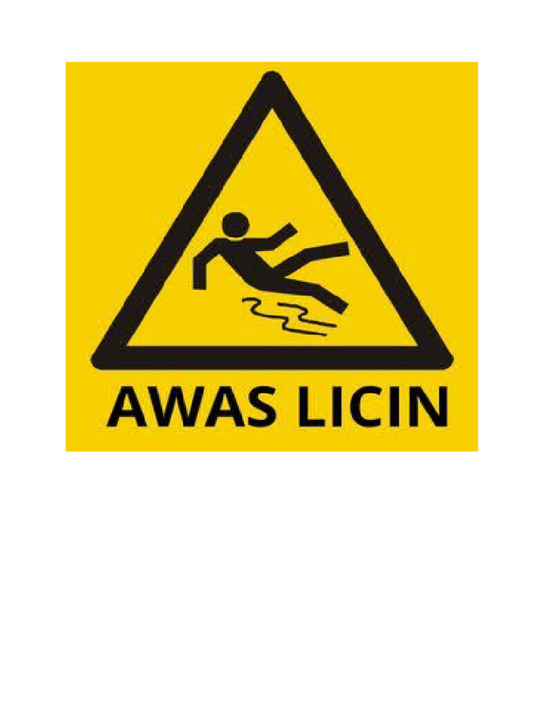 Sign Awas Licin | PDF