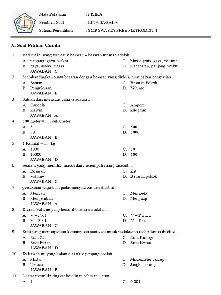 FIS7 Revisi Soal 21 22 23 | PDF