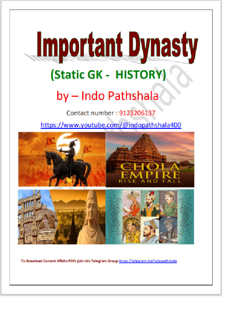 Important Dynasties | PDF