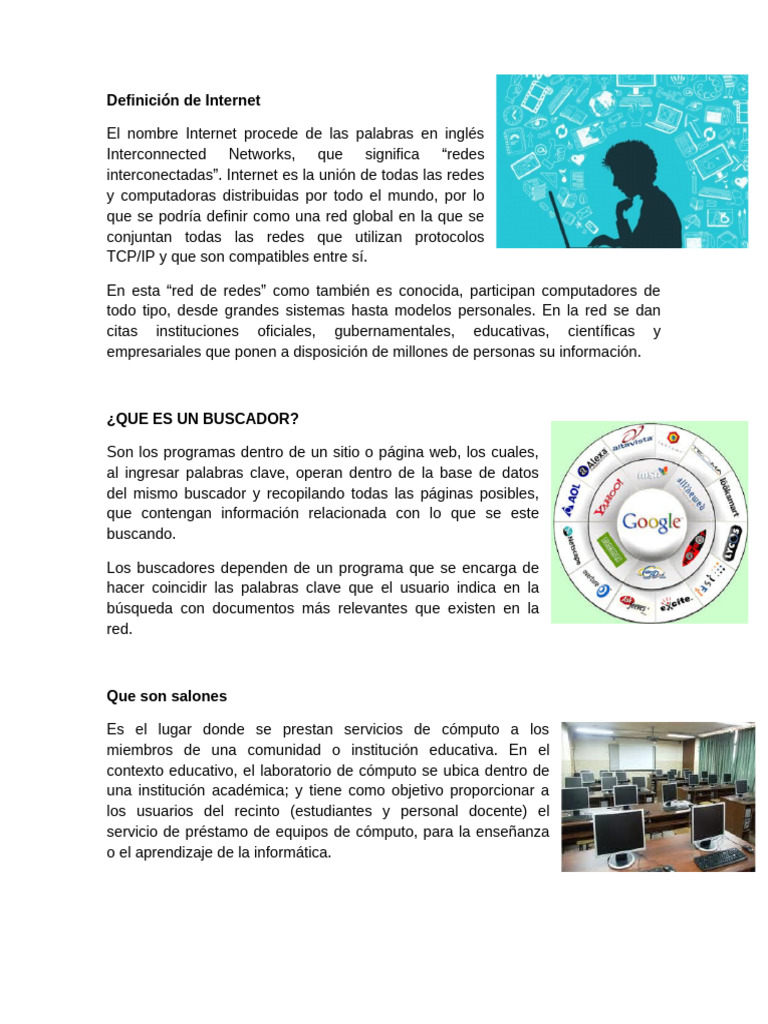 Guía Básica de Internet y su Uso Responsable | PDF | Internet | Red de ...