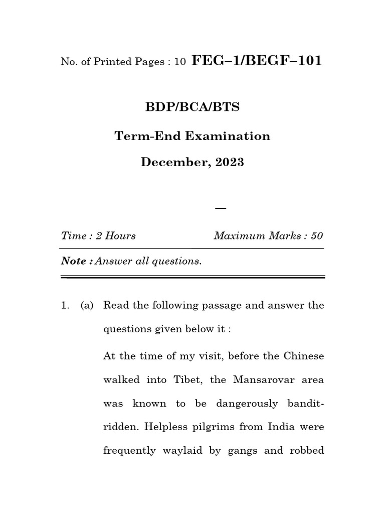 FEG-1-BEGF-101 | PDF