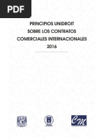 Principios UNIDROIT en Contratos Internacionales | PDF