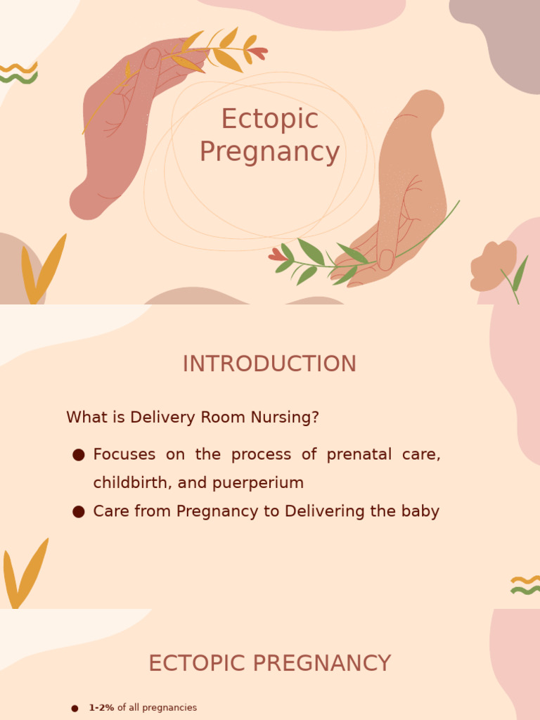 Ectopic Pregnancy: Nursing Care Insights | PDF | Pregnancy | Health Care