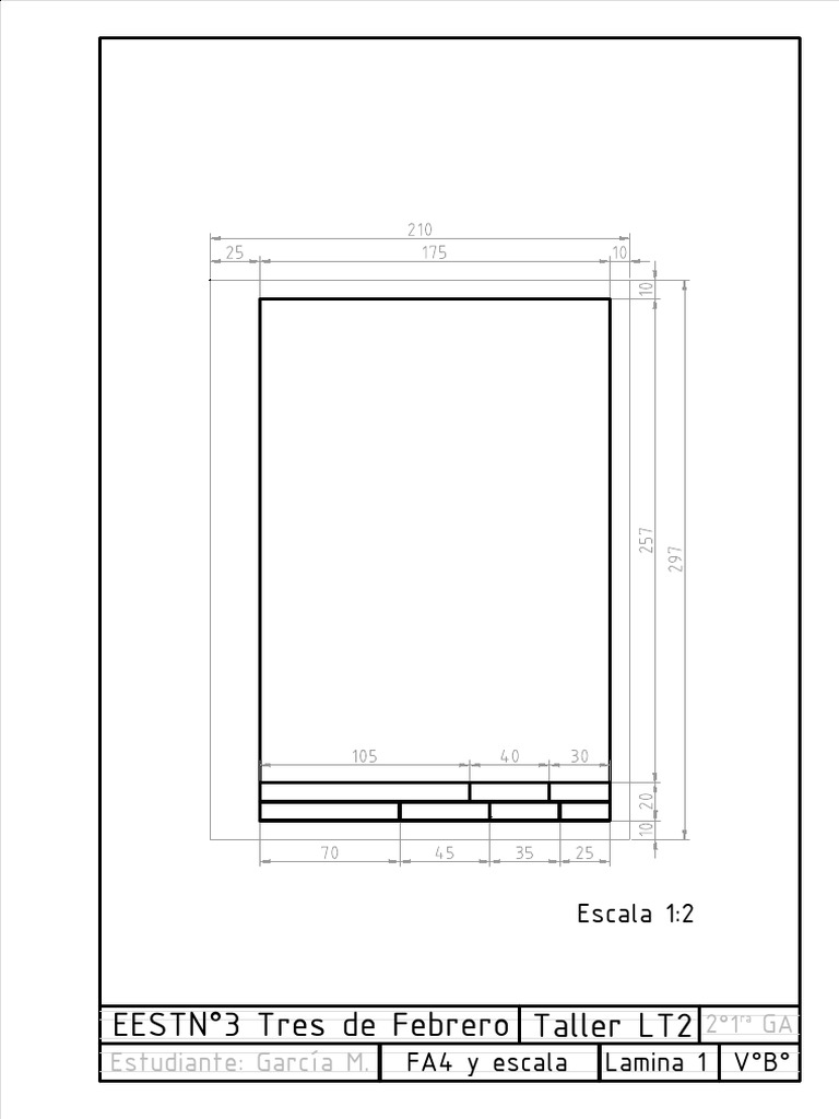 1-LT2 - Lamina 1 - FA4 y Escala | PDF